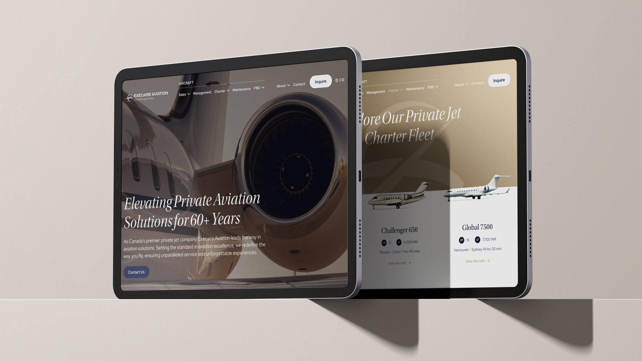 Website Design & Marketing for Aviation Industry - Design Shopp